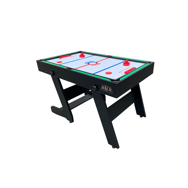 KICK Foosball Tables KICK Quatro 55″ 4-in-1 Multi Game Table Combo Arcade Set for Home, Game ...